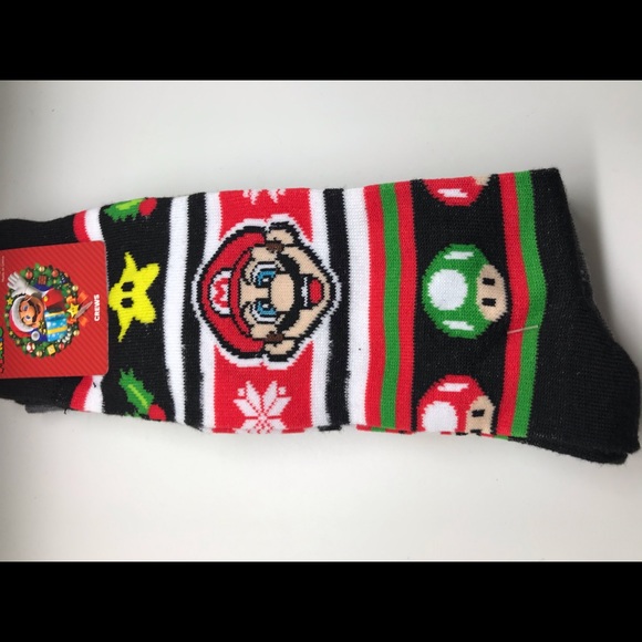 Nintendo | Underwear & Socks | Super Mario Christmas Sock Bundle | Poshmark